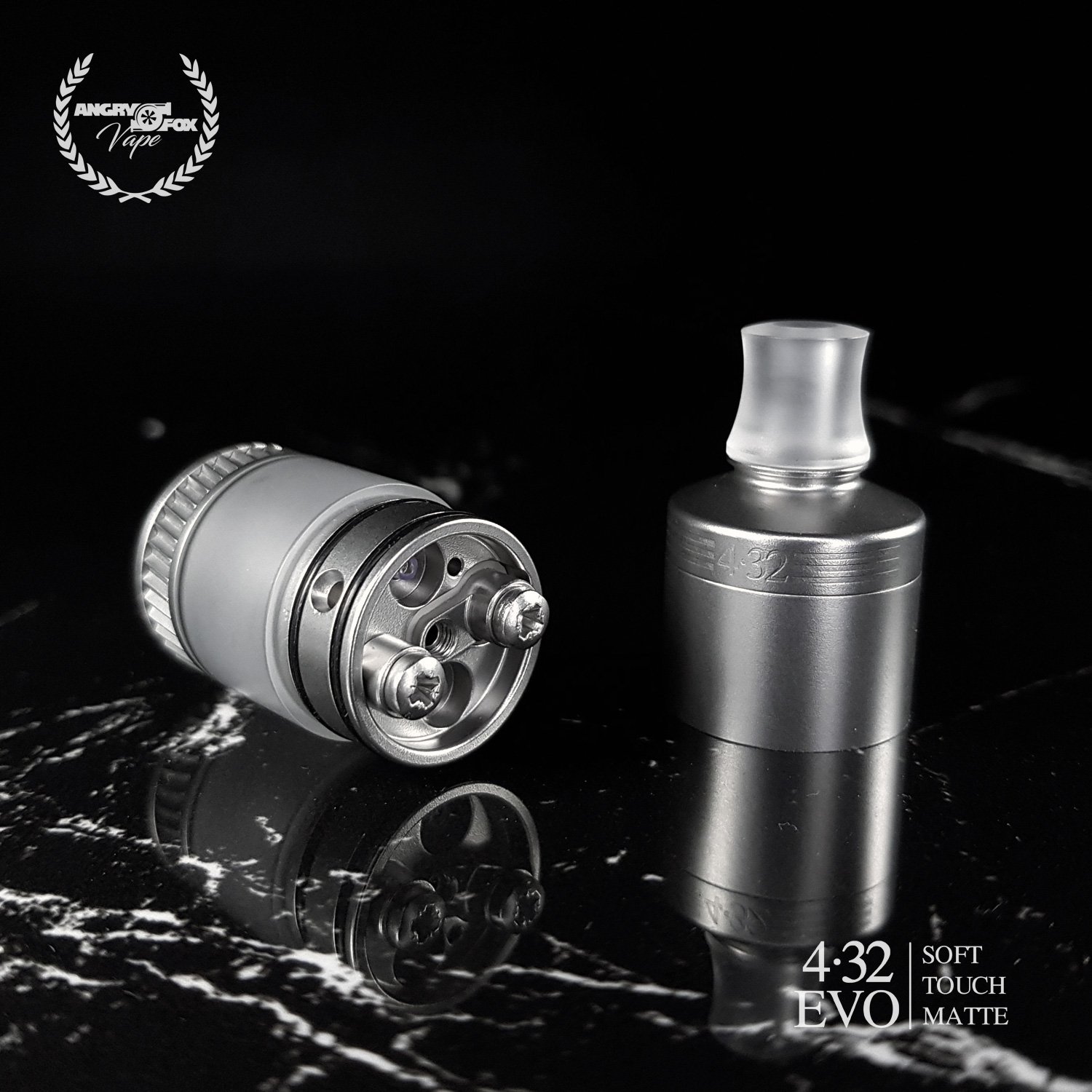 4.32 EVO MTL RDTA Soft Touch Matte Edition - Angry Fox Vape